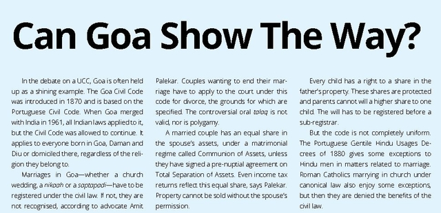 Uniform Civil Code: It’s Complicated