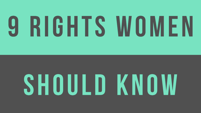 Watch: 9 Rights Women Should Know