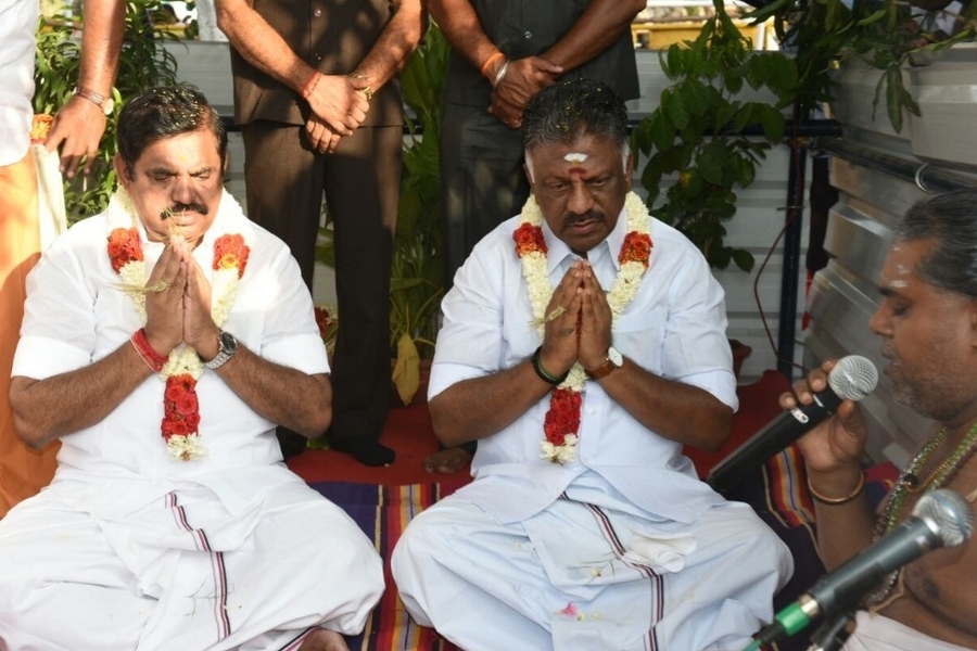 DMK Objects To Hindu Ceremony As Foundation Stone Is Laid For Huge ...