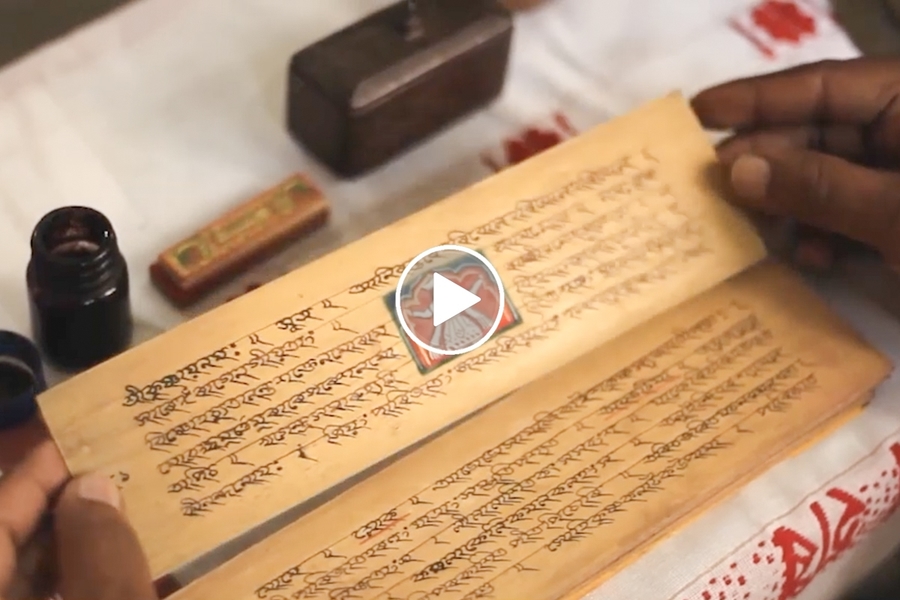 Assam Manuscript: A Delicate Art