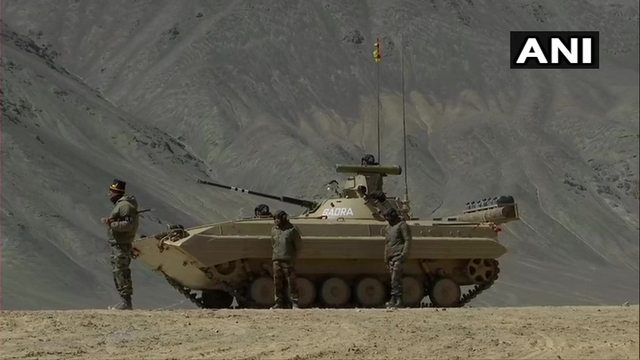 Indian Army Deploys Tanks, Infantry Vehicles Capable Of Operating At ...