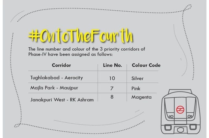 Delhi Metro To Get 'Silver Line' In Phase-4: DMRC Selects Silver As ...