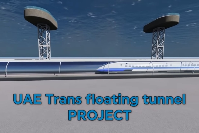 UAE Explores An Ultra-Futuristic Underwater Rail Tunnel Between Mumbai ...