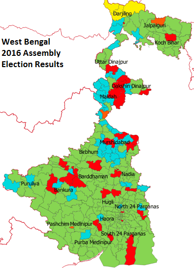 West Bengal Election In Twelve Maps: How The State's Politics Has ...