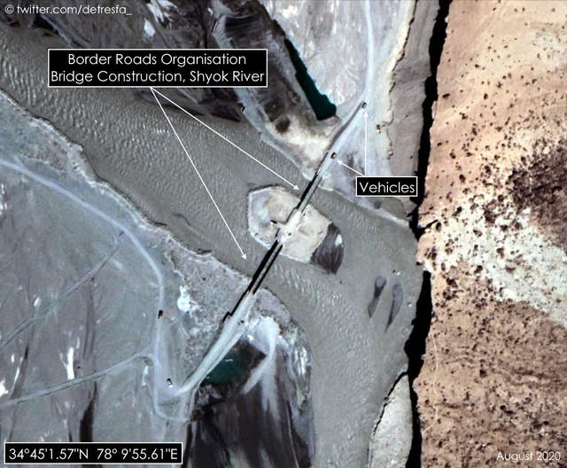 Ladakh: Here’s A New Satellite Image Of Galwan Valley Bridge Built By ...
