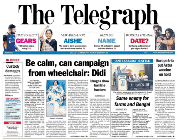 Media Bias In Bengal Polls: The Story Of A (Tele)Graph That Keeps Falling