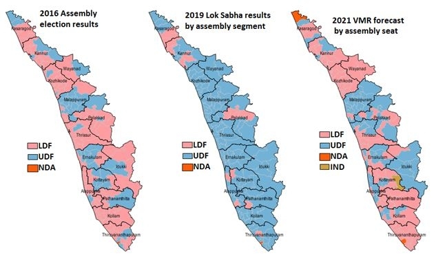 In Maps: How Congress Is Being Squeezed Out Of Kerala’s Electoral Space