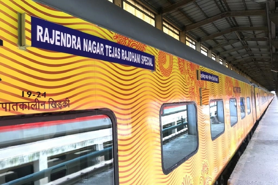 New And Upgraded Tejas Coaches For Patna-Bound Rajdhani Train