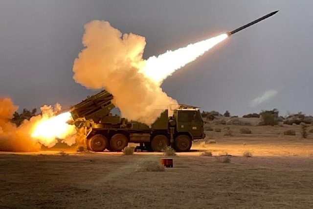 India Successfully Tests Extended Range Version Of Pinaka Multi Barrel ...