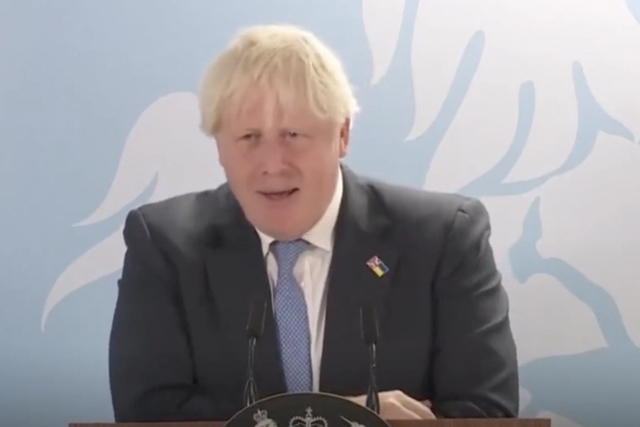 Time For Truss, Says 'Booster Rocket' Boris Johnson In Farewell Speech