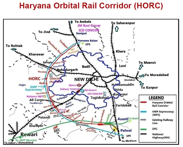 Haryana Orbital Rail Corridor: PNC Infratech Wins Contract To Build 26 ...