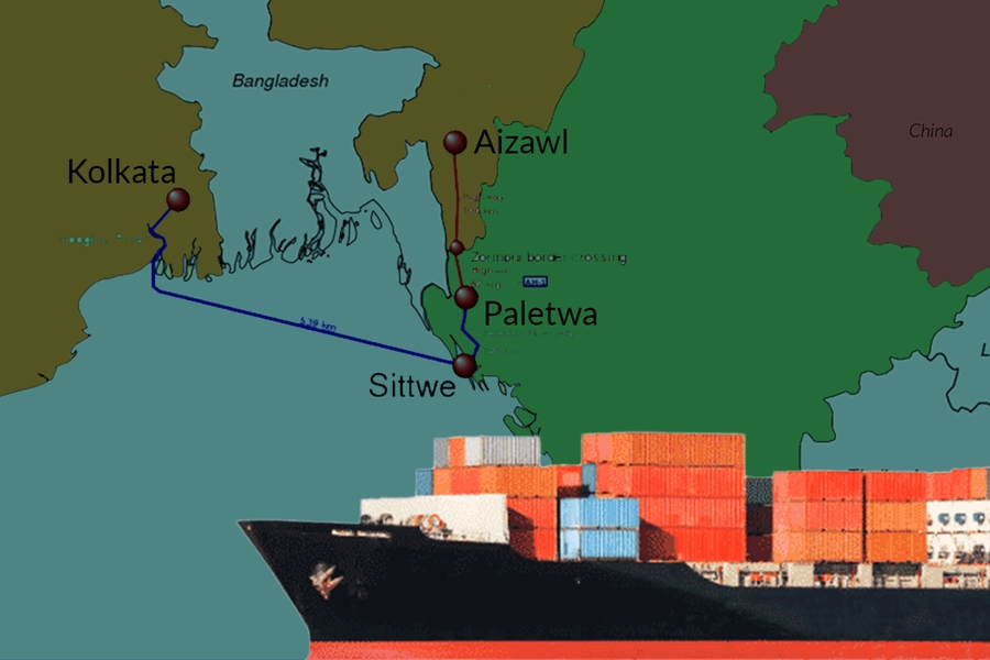 India-Myanmar Kaladan Waterway: Kolkata Port To Flag Off First Trial ...