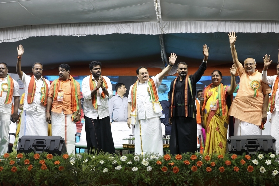 ‘DMK Is A Family Party’ Says JP Nadda In Tamil Nadu
