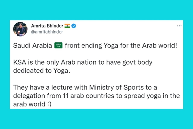 🧘‍♀️ 🧘‍♂️ @Evening: Saudi Arabia Embraces Yoga