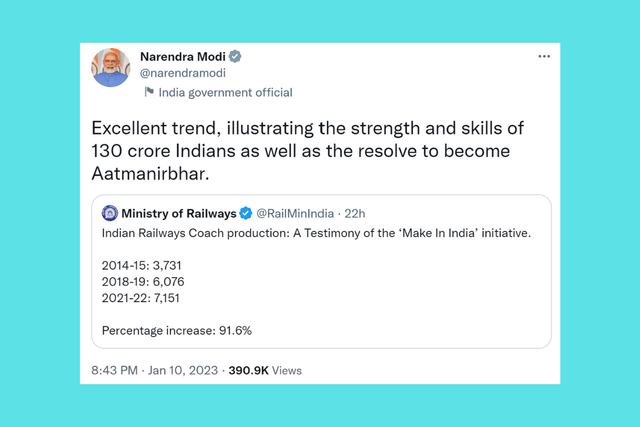 @Evening: 🚆 No Looking Back For Make-in-India-Backed Indian Railways ...