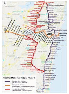 CMRL's Revised Phase II Corridor 5 Alignment Near Koyambedu To Enable ...
