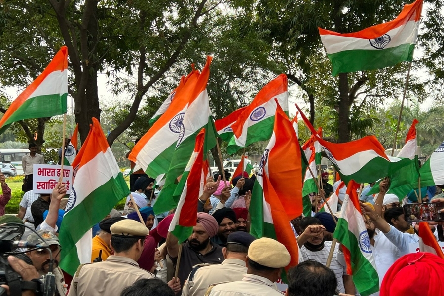'True Sikh Can Never Be Khalistani': Hindu Global Sikh Forum Protests ...
