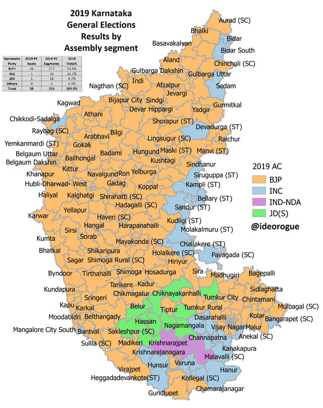 In Maps: An Electoral History Of Karnataka