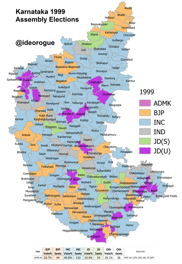 In Maps: An Electoral History Of Karnataka