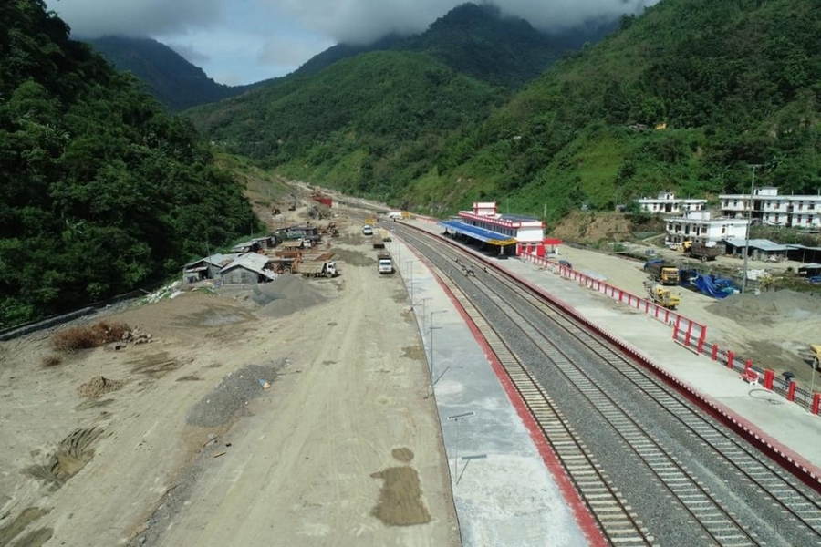 Jiribam-Imphal Project: World's Tallest Pier Rail Bridge In Manipur ...