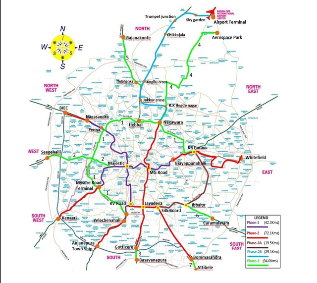 Bengaluru Metro: Purple Line Set To Fully Open In August, To Boost East ...