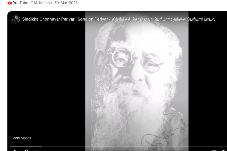 Why T M Krishna's Song On EVR Comes Across As Musically Tame And ...