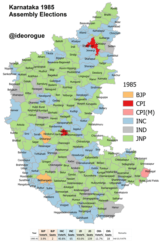In Maps: An Electoral History Of Karnataka
