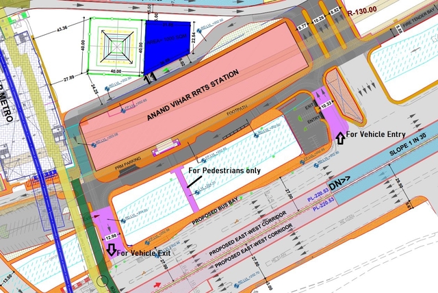 NCRTC To Build Dedicated Pedestrian Bridge At Anand Vihar RAPIDX Station