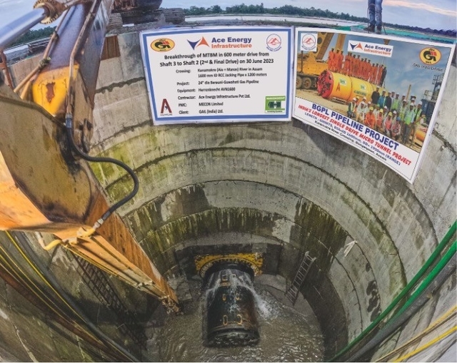 Assam: Barauni-Guwahati Gas Pipeline Nears Completion With 1.2-Km ...