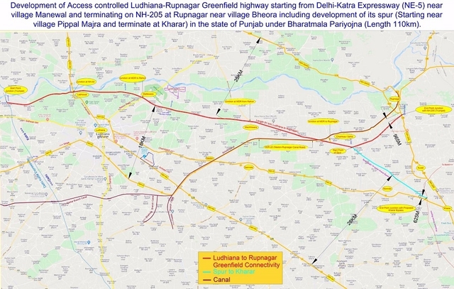 Fighting Land Acquisition Woes, Ludhiana-Ropar Expressway 9 Per Cent ...