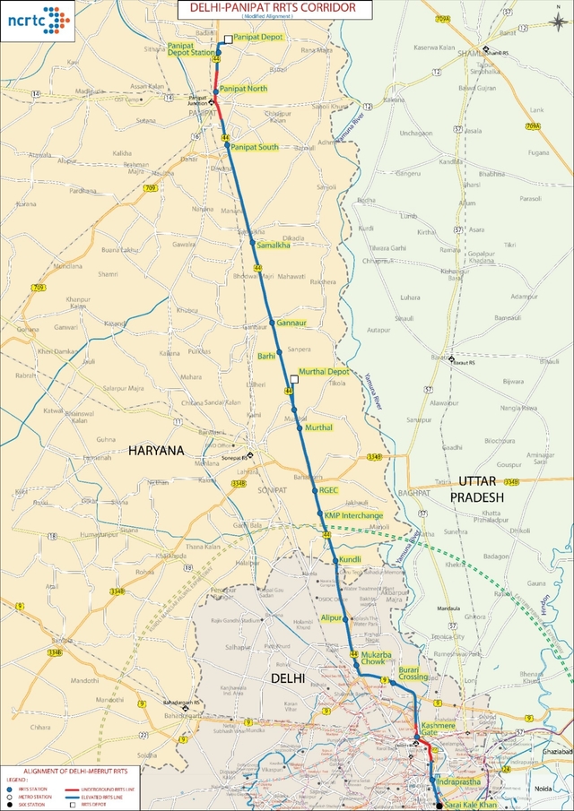 Delhi-Panipat RRTS: After Haryana's Go-Ahead, Corridor Awaiting Delhi ...