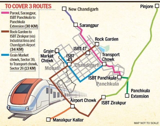 Tricity Metro: Authority Extends Phase-I Corridor By 11 Kilometre To ...