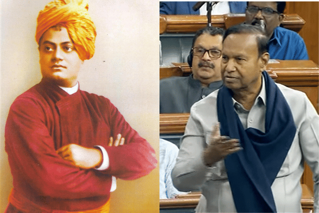 DMK MP TR Baalu Refers To Swami Vivekananda By His Previous Name ...