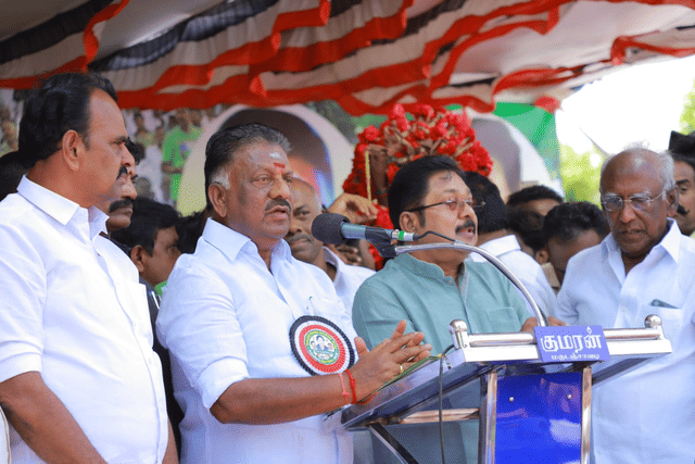 Tamil Nadu: OPS And TTV Dhinakaran Hold Joint Protest In Theni ...
