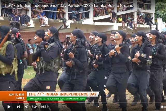 Brazen Display Of Lethal Weapons By Kuki Militants At Independence Day ...