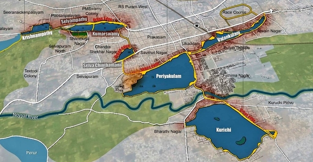 Explained: Revival Of Coimbatore's Seven Historic Lakes — A Smart City ...