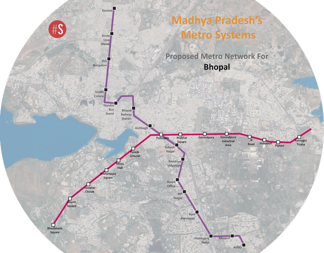 Bhopal Metro: Rail-Over-Bridge Linking AIIMS Station Nears Completion, Advancing The 6 Km ...