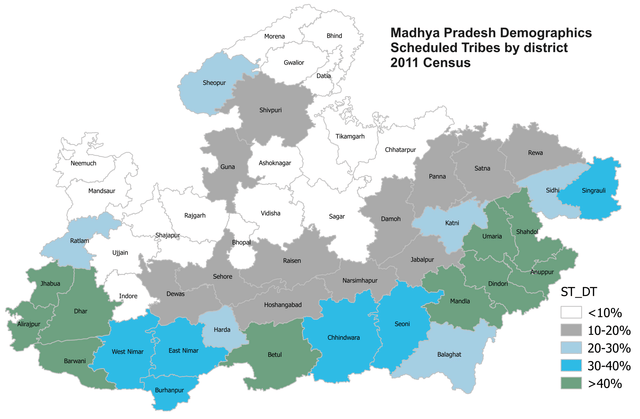 In Maps: How The Demography Of Madhya Pradesh Affects Its Politics