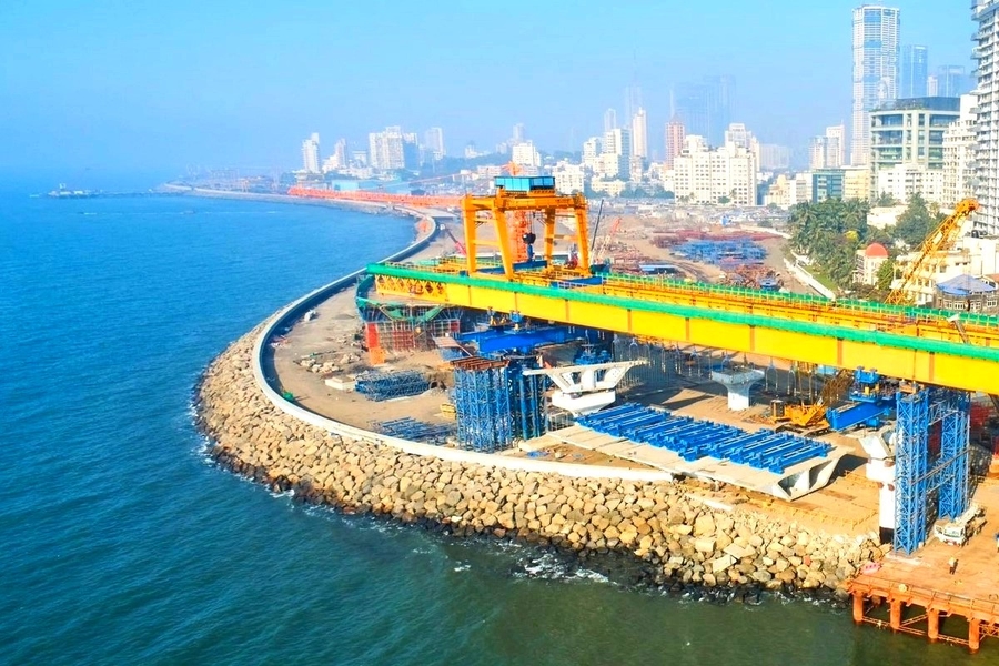 Mumbai Coastal Road: Second Arm Of Bow-String Bridge To Open By 26 ...