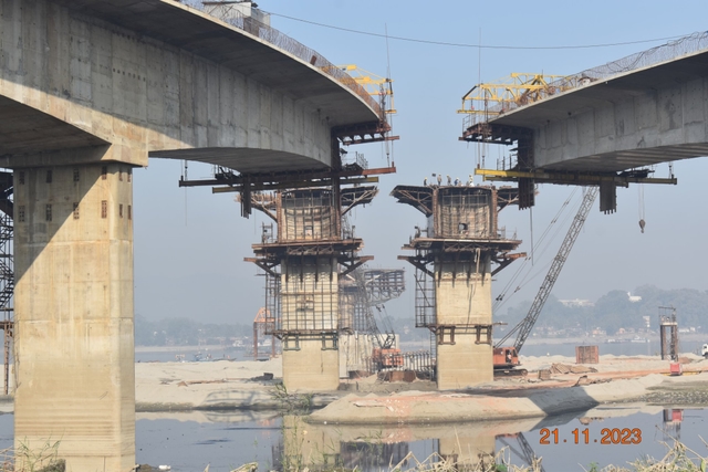 Assam: Guwahati-North Guwahati Bridge Achieves 80 Per Cent Progress, On ...