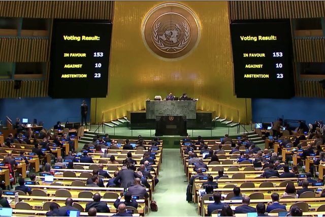 India Votes In Favour Of UNGA Resolution Demanding Immediate Ceasefire ...