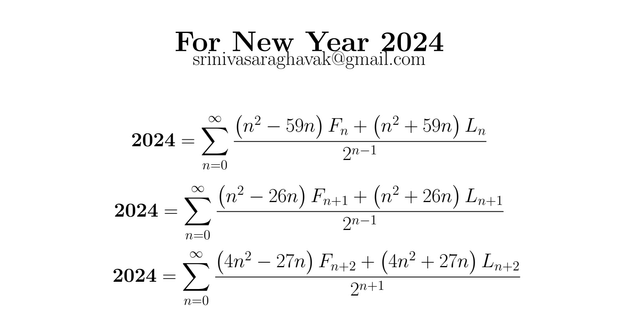 2024: A Mathematical Journey Into The New Year