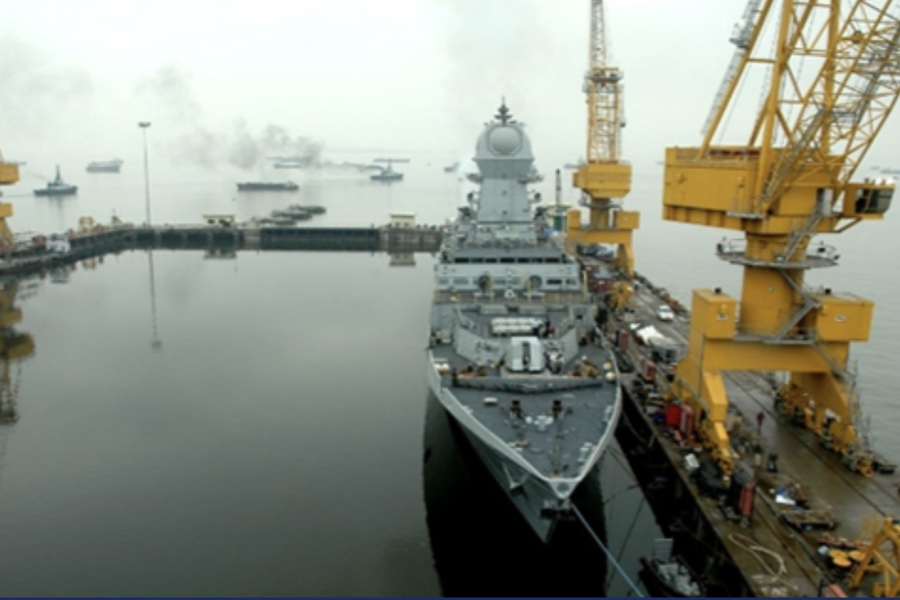India’s Biggest Floating Dry Dock Nears Completion At Mazagon Dock’s ...