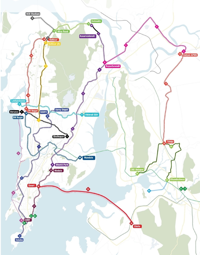 Mumbai Metro: Foundation Stone Laid To Progress With 22 Km Line-12 ...