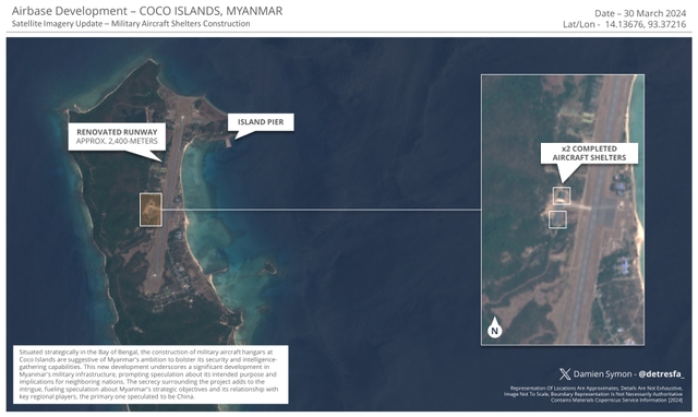 Military Makeover Of Myanmar's Coco Islands Near Andaman Fuels ...
