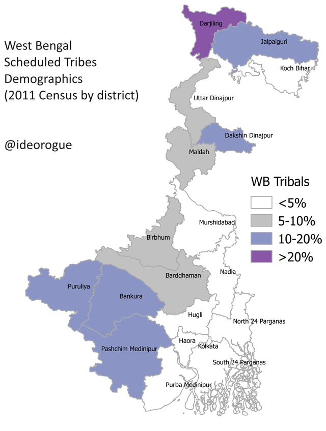 In Maps: BJP Looks Set To Become Largest Party In Bengal