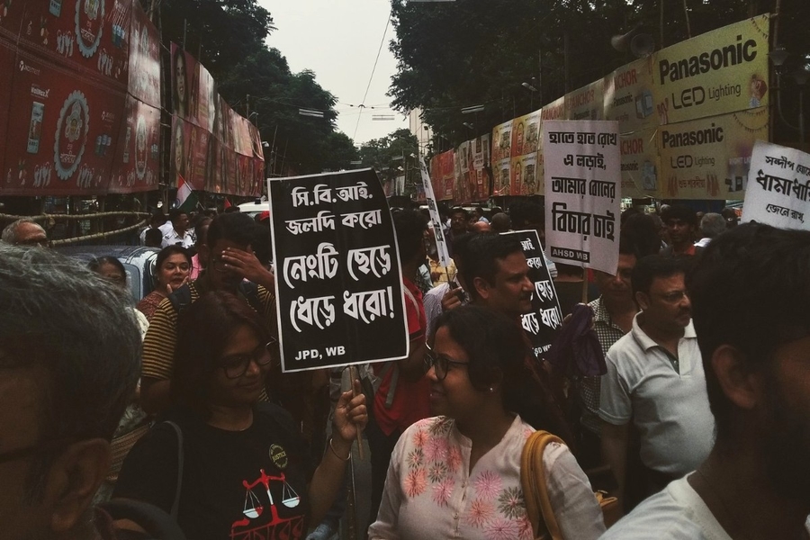 Protest Continues: Abhaya's Bust Unveiled On RG Kar Campus, West Bengal ...