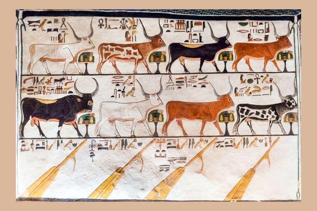 Navratri Notes: Cows, Thrones, And Triune Goddesses Of Egypt