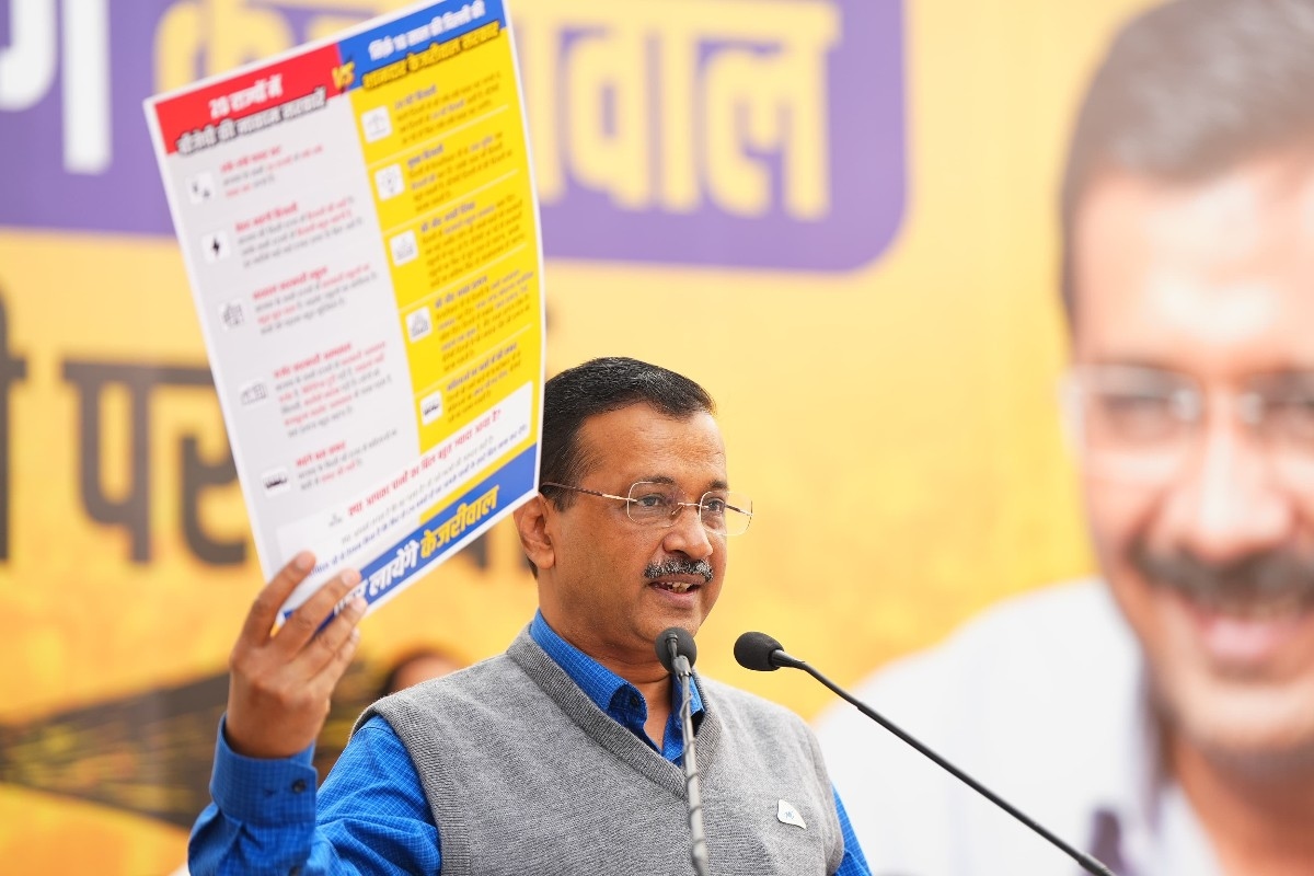 Kejriwal Launches 'Revdi Par Charcha' Campaign For Delhi Elections ...