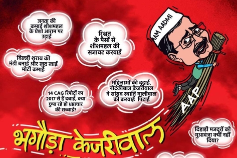 BJP Issues 'Charge Sheet' Against Kejriwal, Accuses Him Of Making Delhi ...